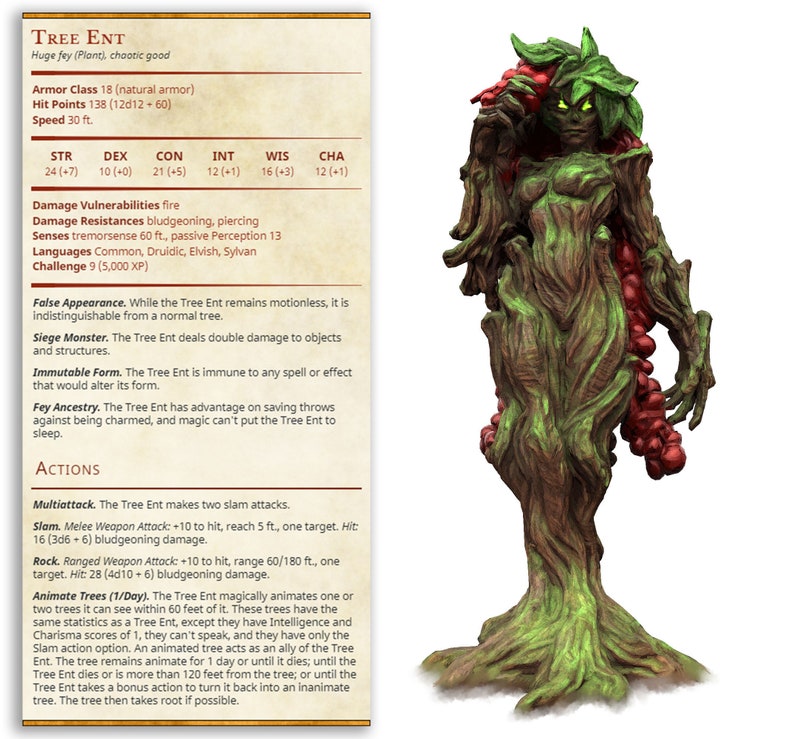 Tree Ent - Etsy