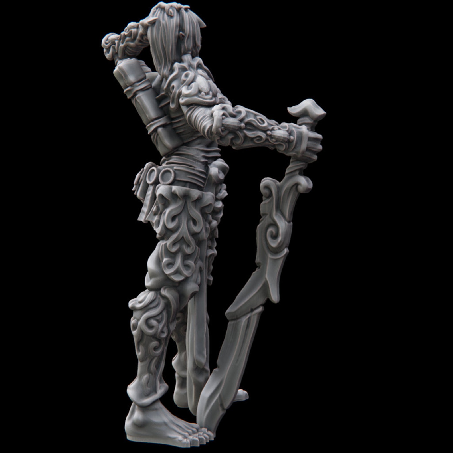 Gith Female Sword Master Miniature for Dungeons and Dragons | Etsy