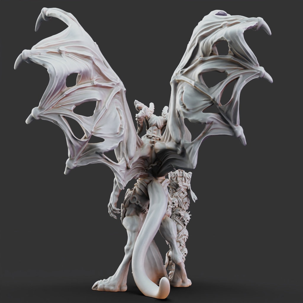 Demon Lord Miniature for Dungeons and Dragons - Etsy