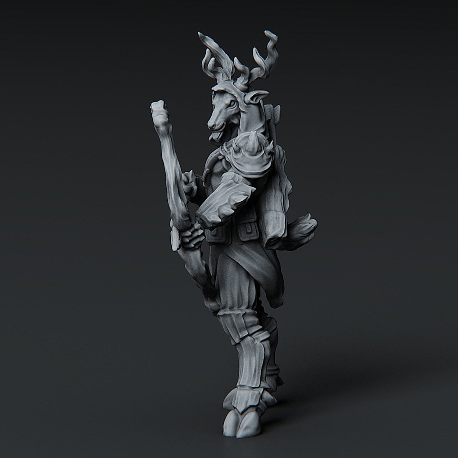 Stag Archon Miniature for Dungeons and Dragons Pathfinder - Etsy