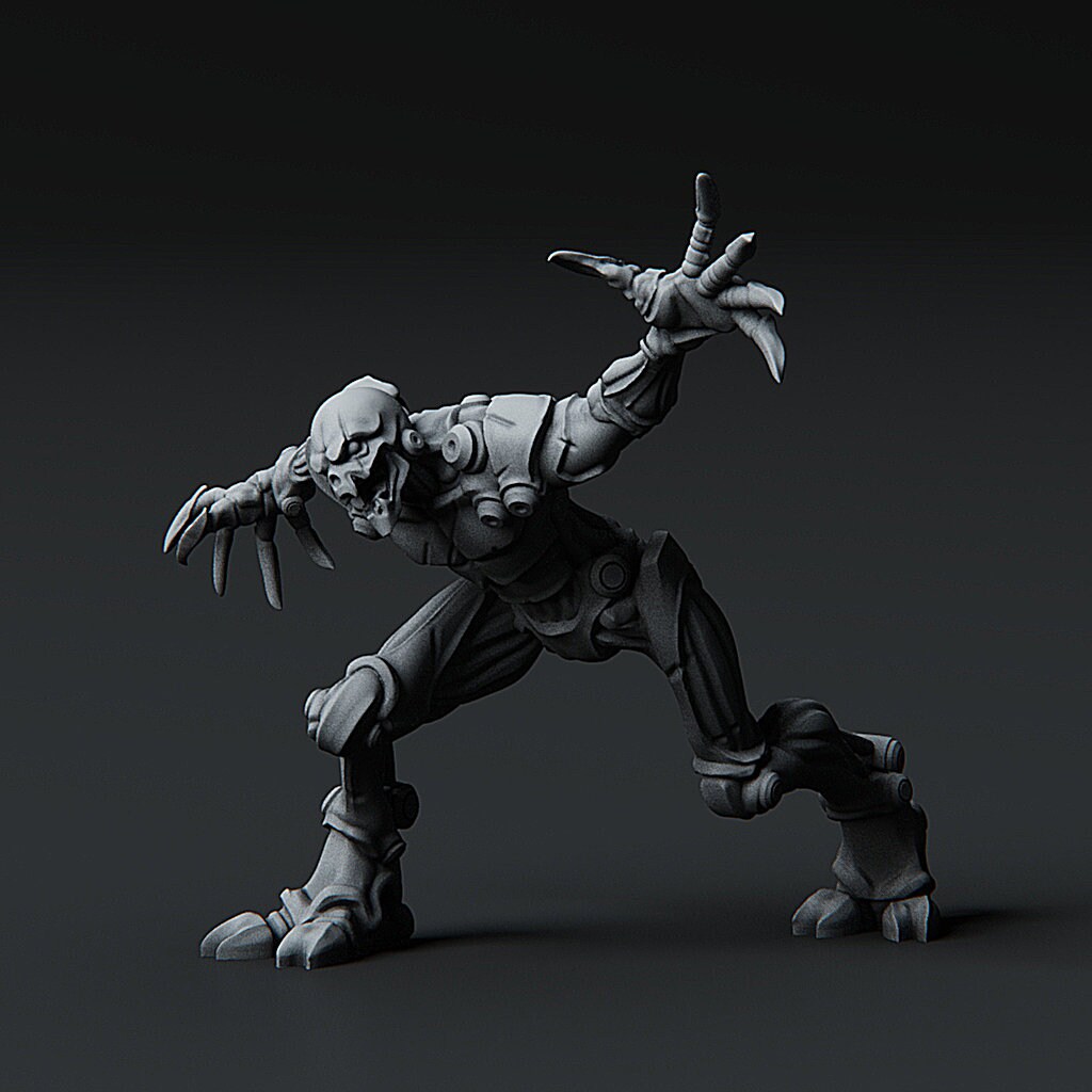 Warforged Assassin Miniature for Dungeons and Dragons | Etsy