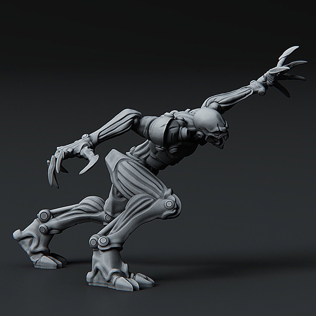 Warforged Assassin Miniature for Dungeons and Dragons | Etsy