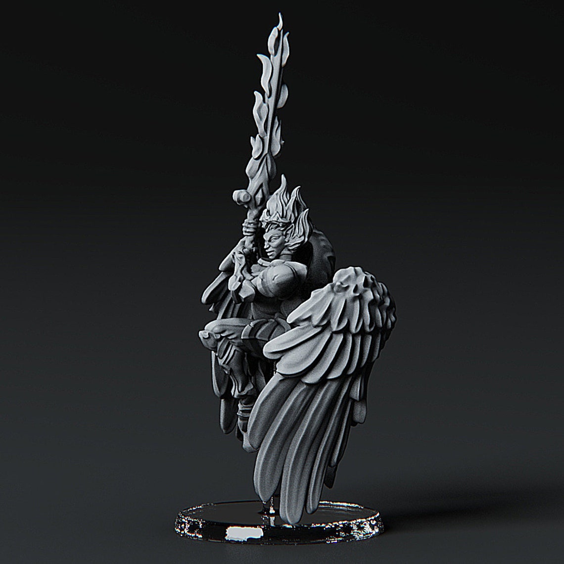 Deva Female Miniature for Dungeons and Dragons Pathfinder | Etsy