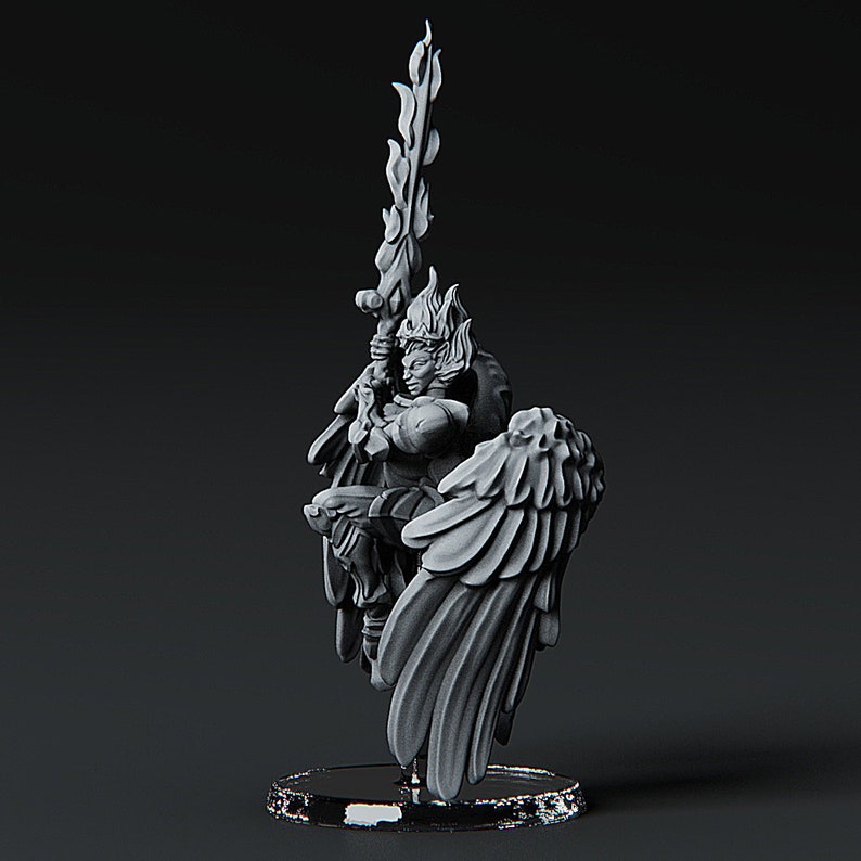 Deva Female Miniature for Dungeons and Dragons Pathfinder | Etsy