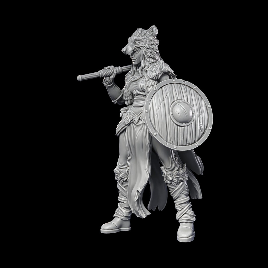 Ursa the Werebear Model for Dungeons and Dragons - Etsy