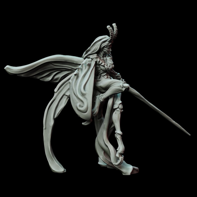 Moth Knight Miniature for Dungeons and Dragons - Etsy