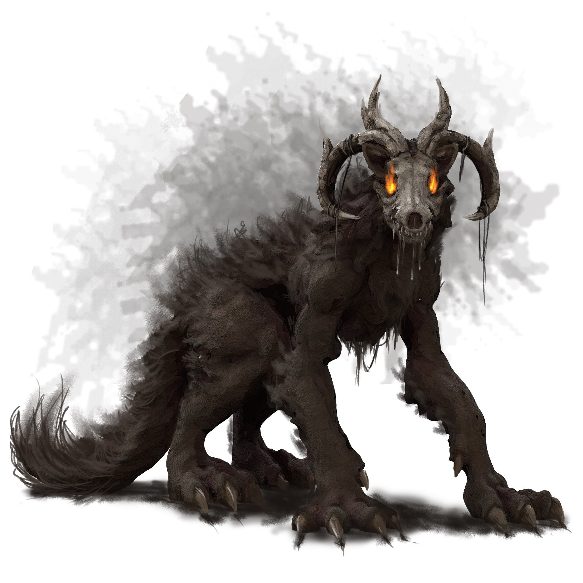 Wendigo Miniature for Dungeons and Dragons - Etsy UK