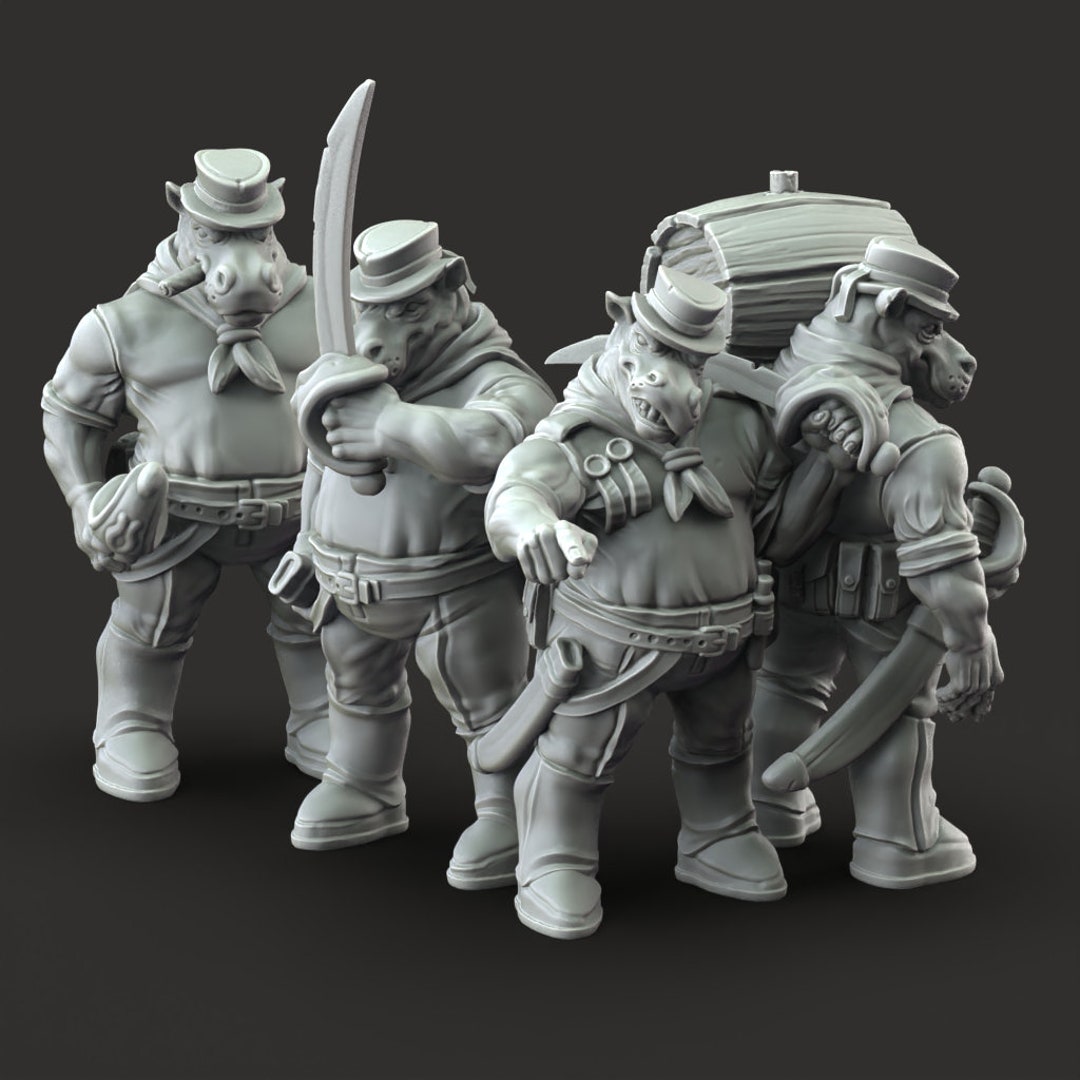 Giff Sailors Models for Dungeons and Dragons - Etsy
