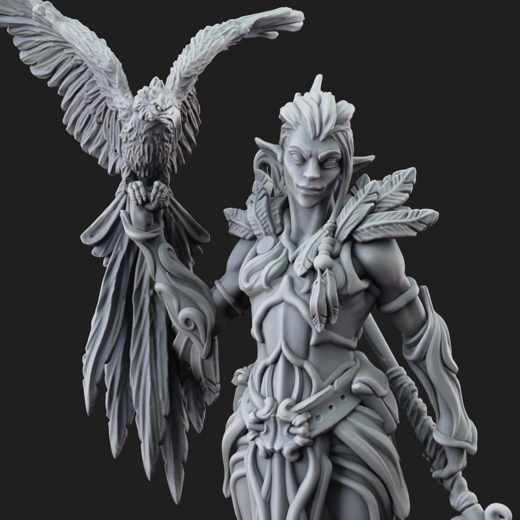 Summer Eladrin Miniature for Dungeons and Dragons - Etsy