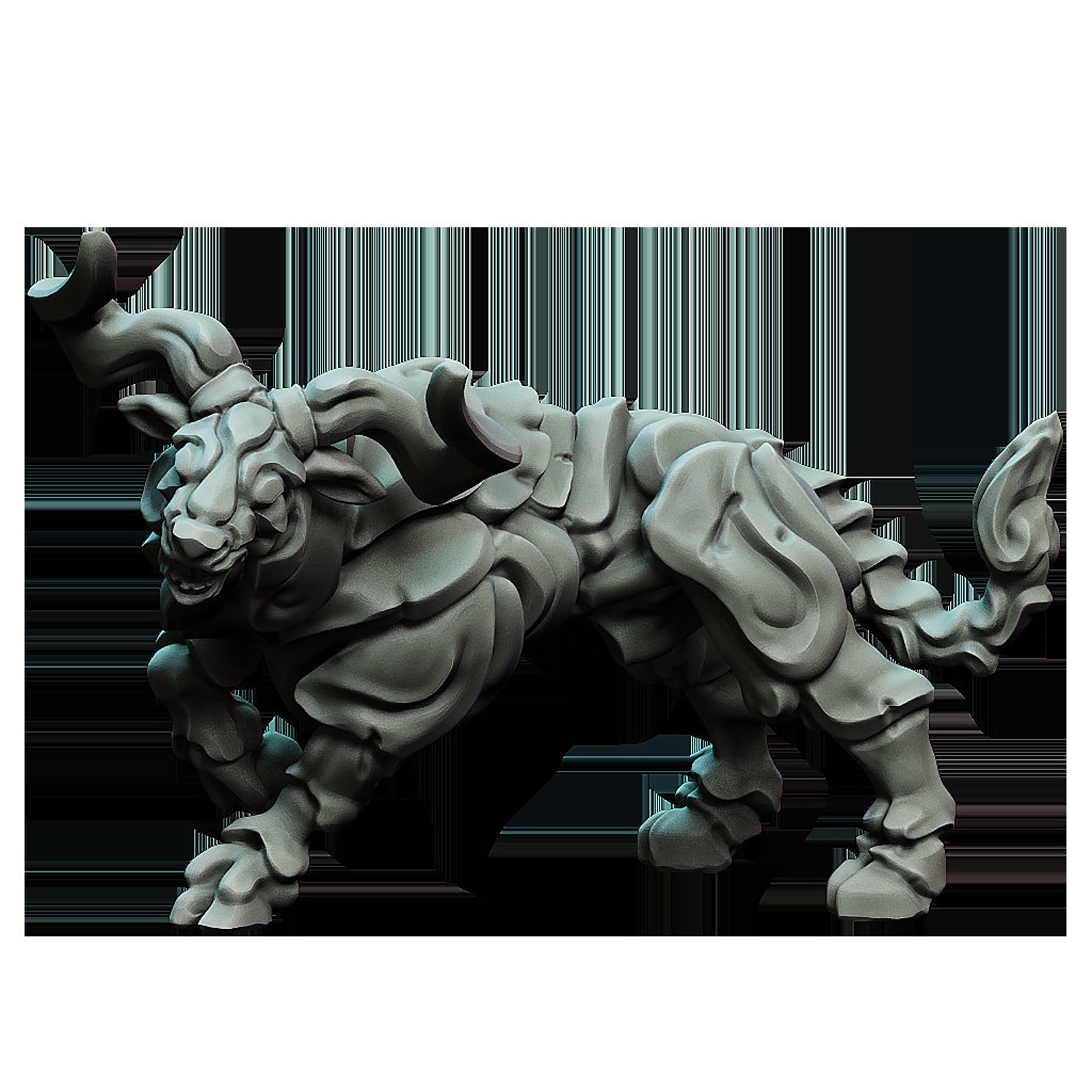 Gorgon Miniature for Dungeons and Dragons - Etsy