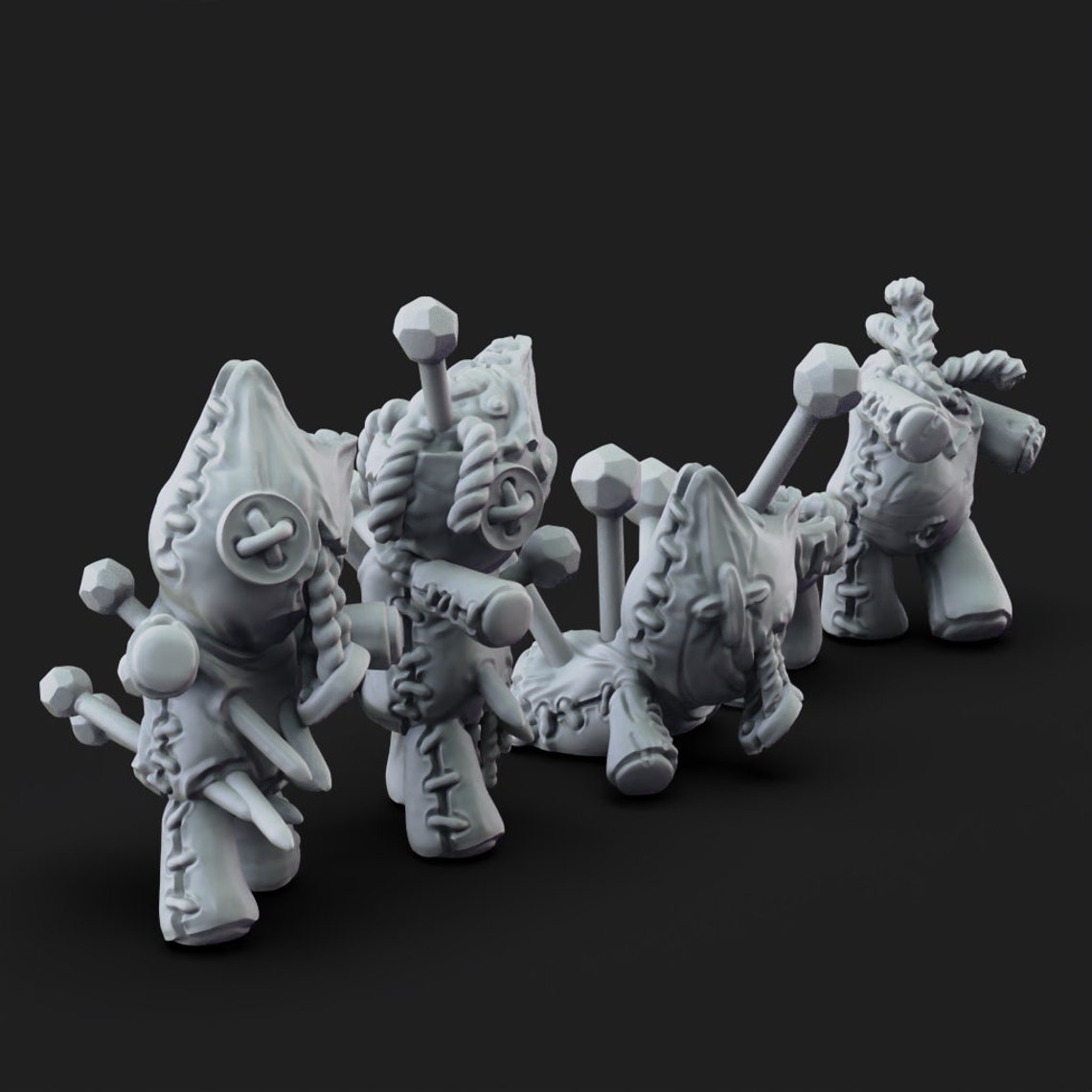 Zombie Voodoo Dolls 5-pack for Dungeons and Dragons - Etsy