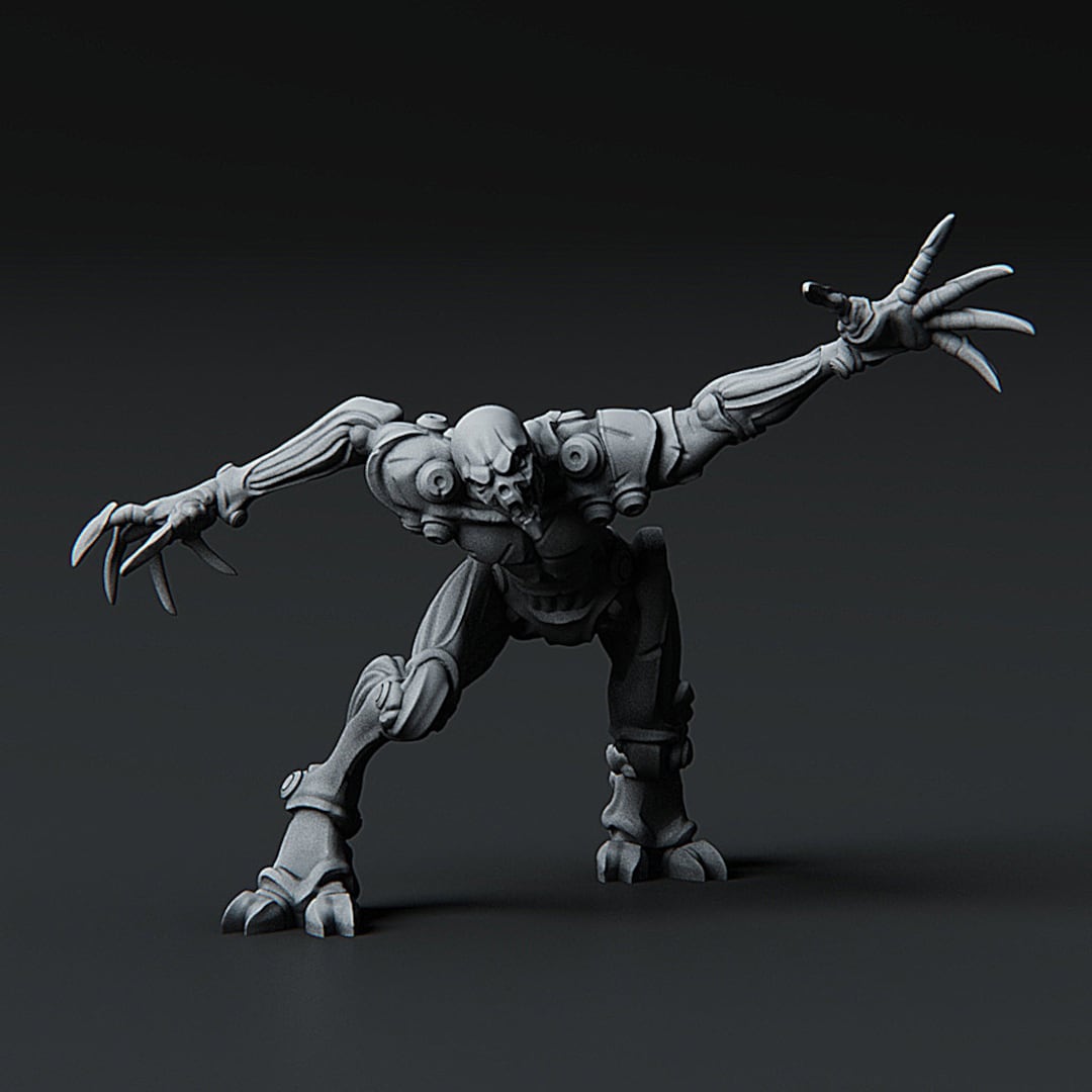 Warforged Assassin Miniature for Dungeons and Dragons | Pathfinder - Etsy