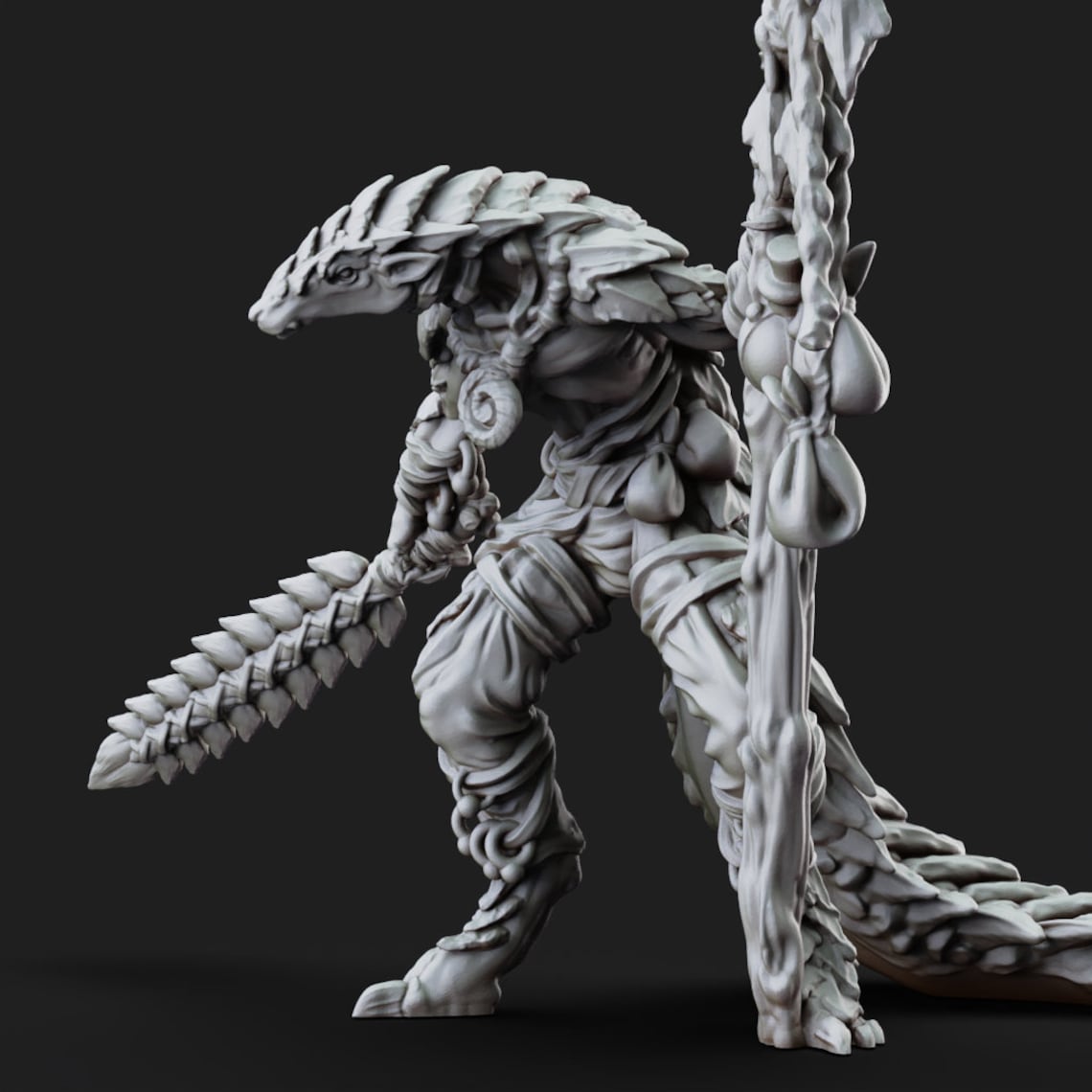 Pangolin Shas'o Miniature for Dungeons and Dragons - Etsy