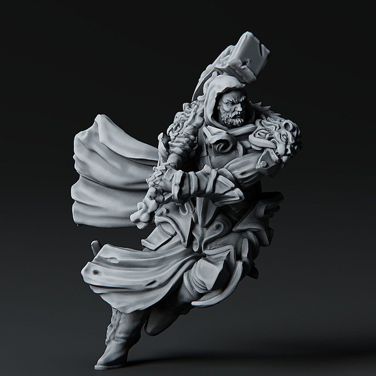 Paladin Male Miniature for Dungeons and Dragons | Etsy