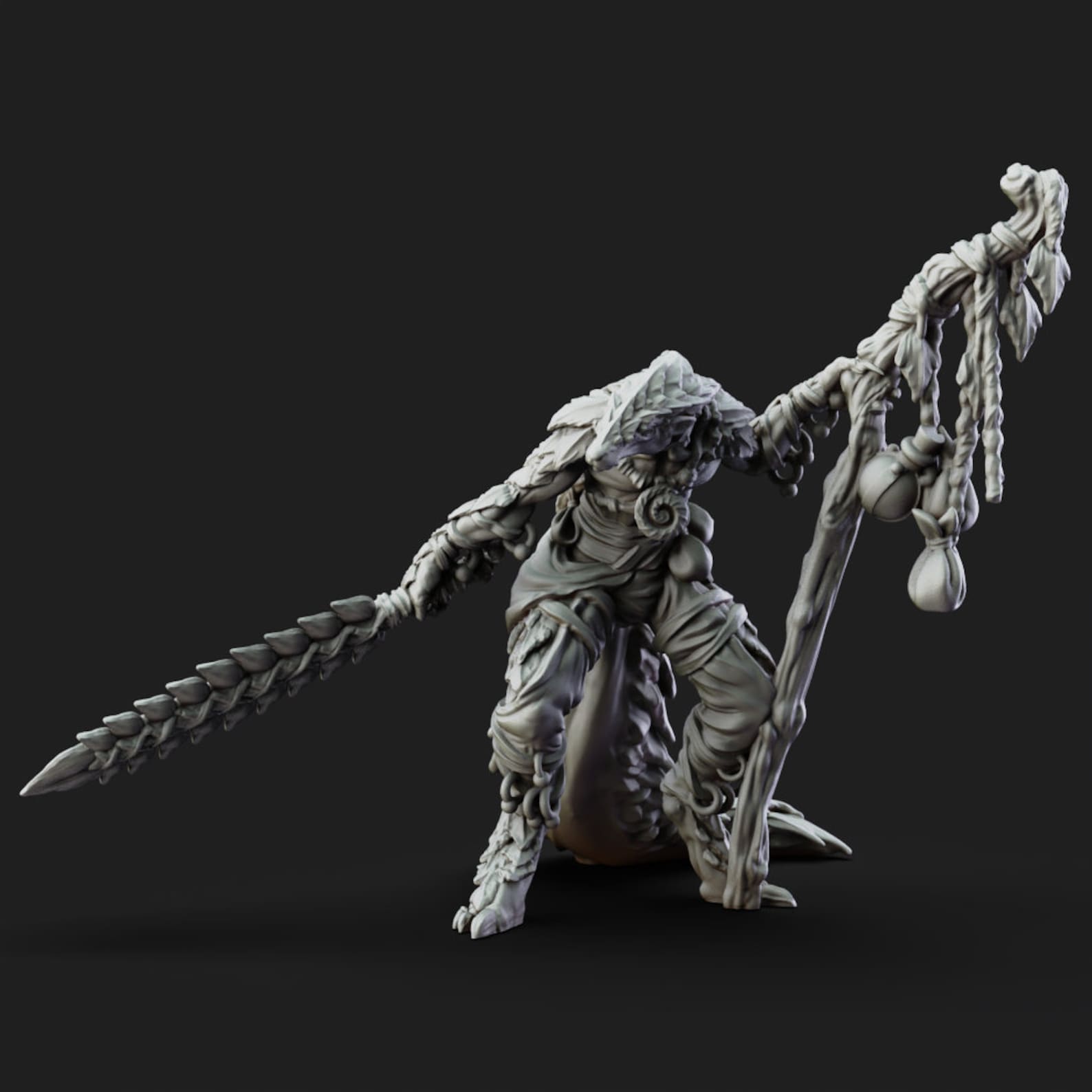 Pangolin Shas'o Miniature for Dungeons and Dragons - Etsy