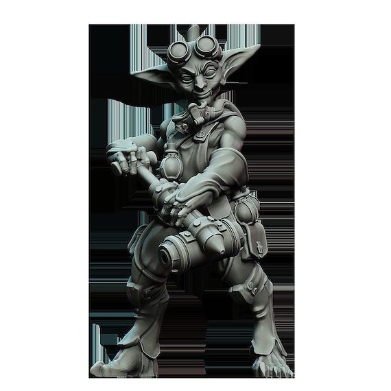 Goblin Male Artificer Alchemist Miniature for Dungeons and | Etsy