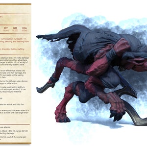 Wily, the Shadow for Dungeons and Dragons | Pathfinder - Etsy