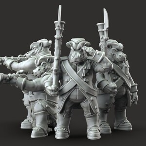 Giff Riflemen Models for Dungeons and Dragons - Etsy