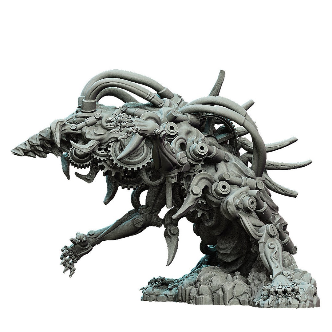 Steel and Flesh Boss Monster Miniature for Dungeons and Dragons - Etsy ...