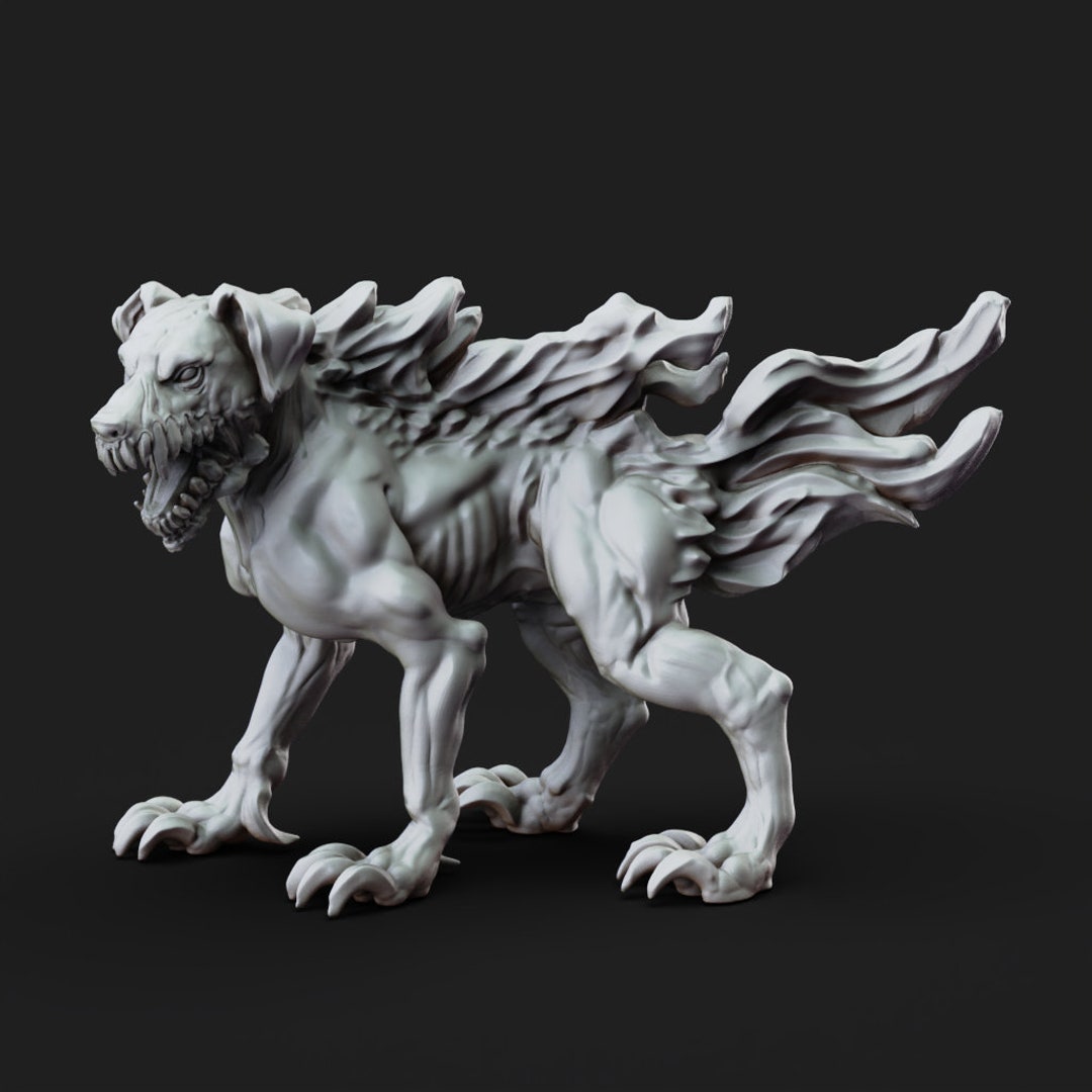 Shadow Mastiff Miniatures for Dungeons and Dragons - Etsy