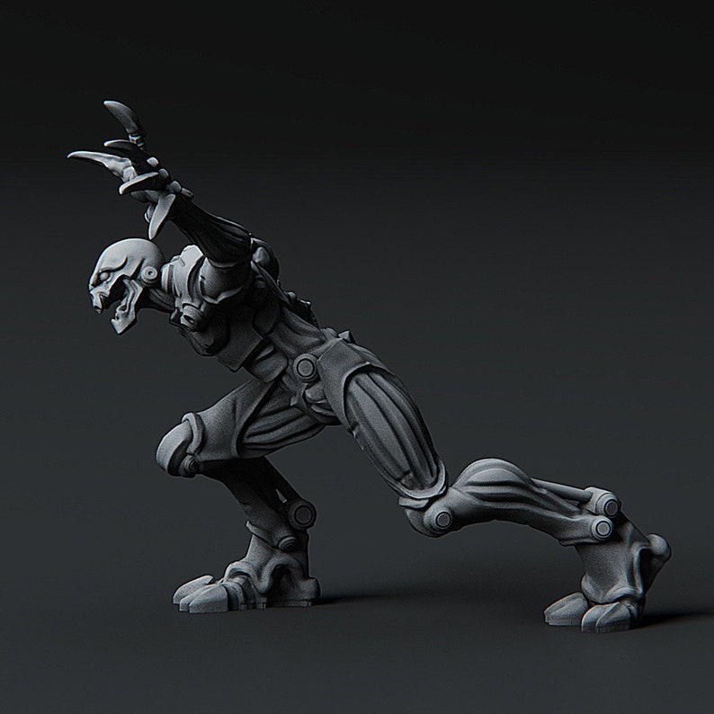 Warforged Assassin Miniature for Dungeons and Dragons - Etsy