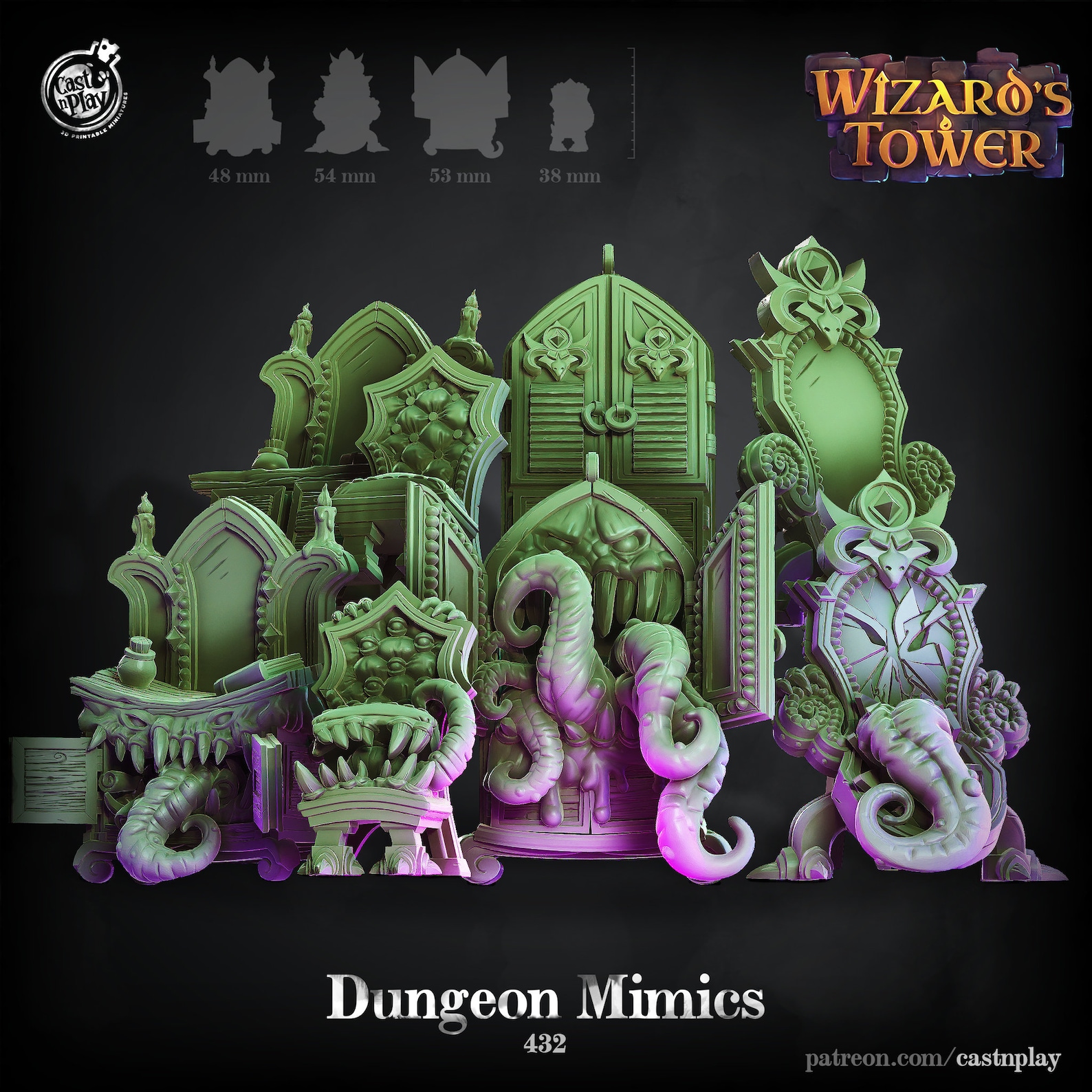 Dungeon Mimics for Dungeons and Dragons Pathfinder - Etsy