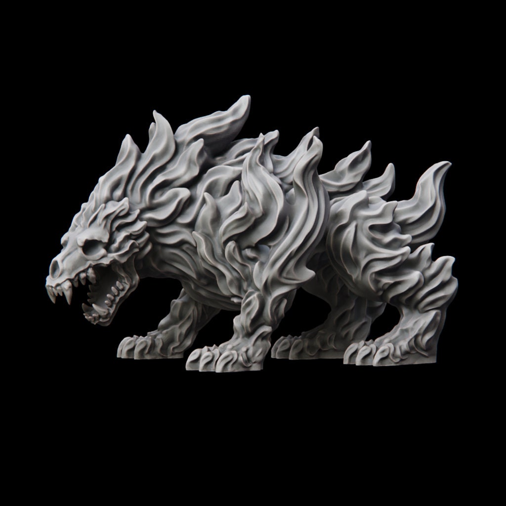 Inferno Ursus Miniature for Dungeons and Dragons - Etsy