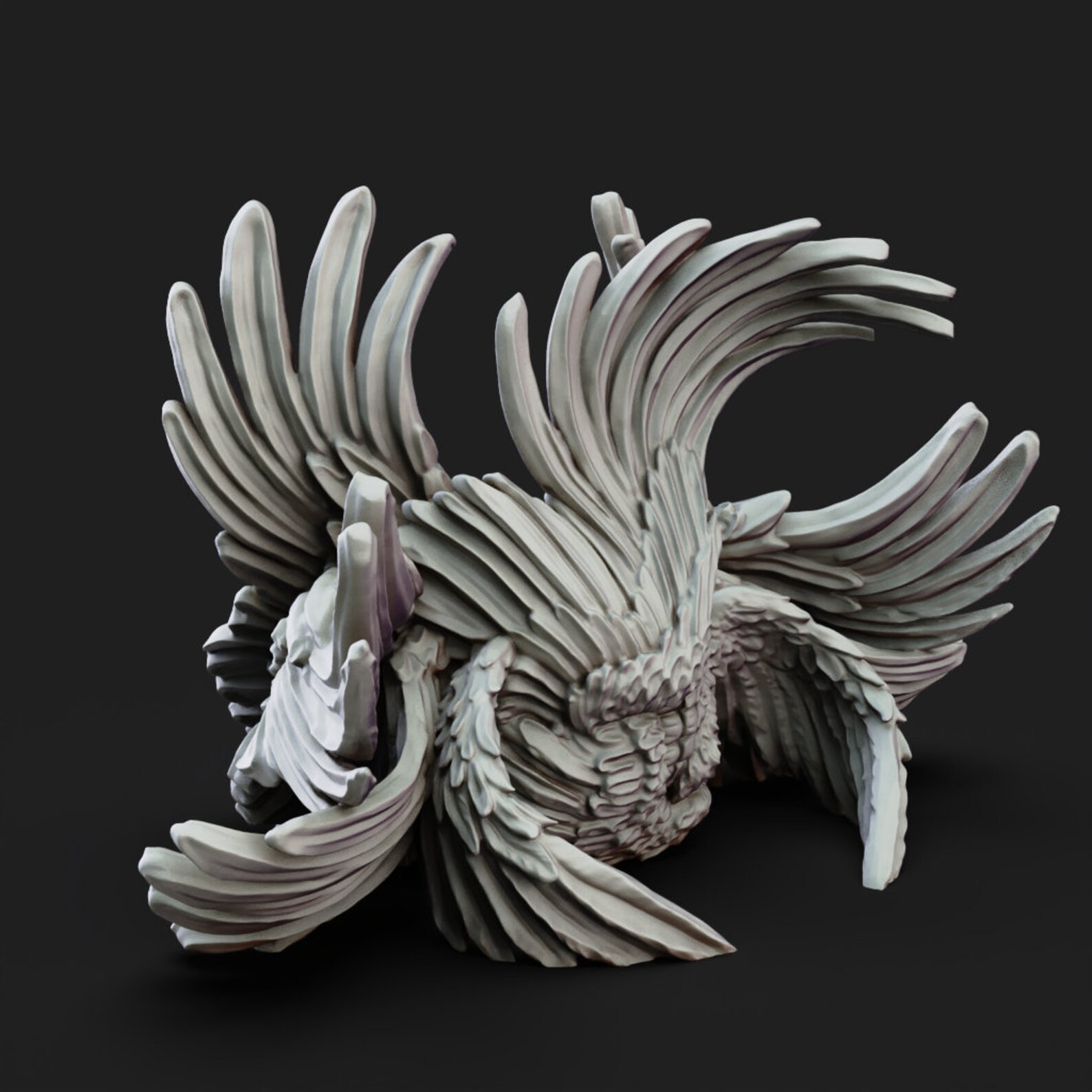 SCP-469 "many Winged Angel" Model for Dungeons and Dragons - Etsy