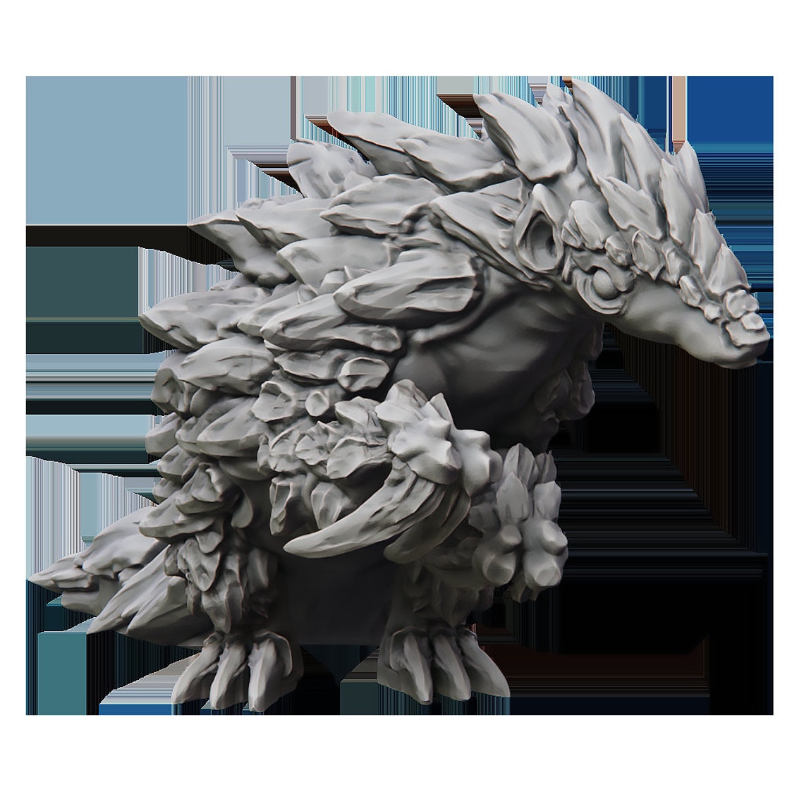 Magma Pangolin Miniature for Dungeons and Dragons | Etsy