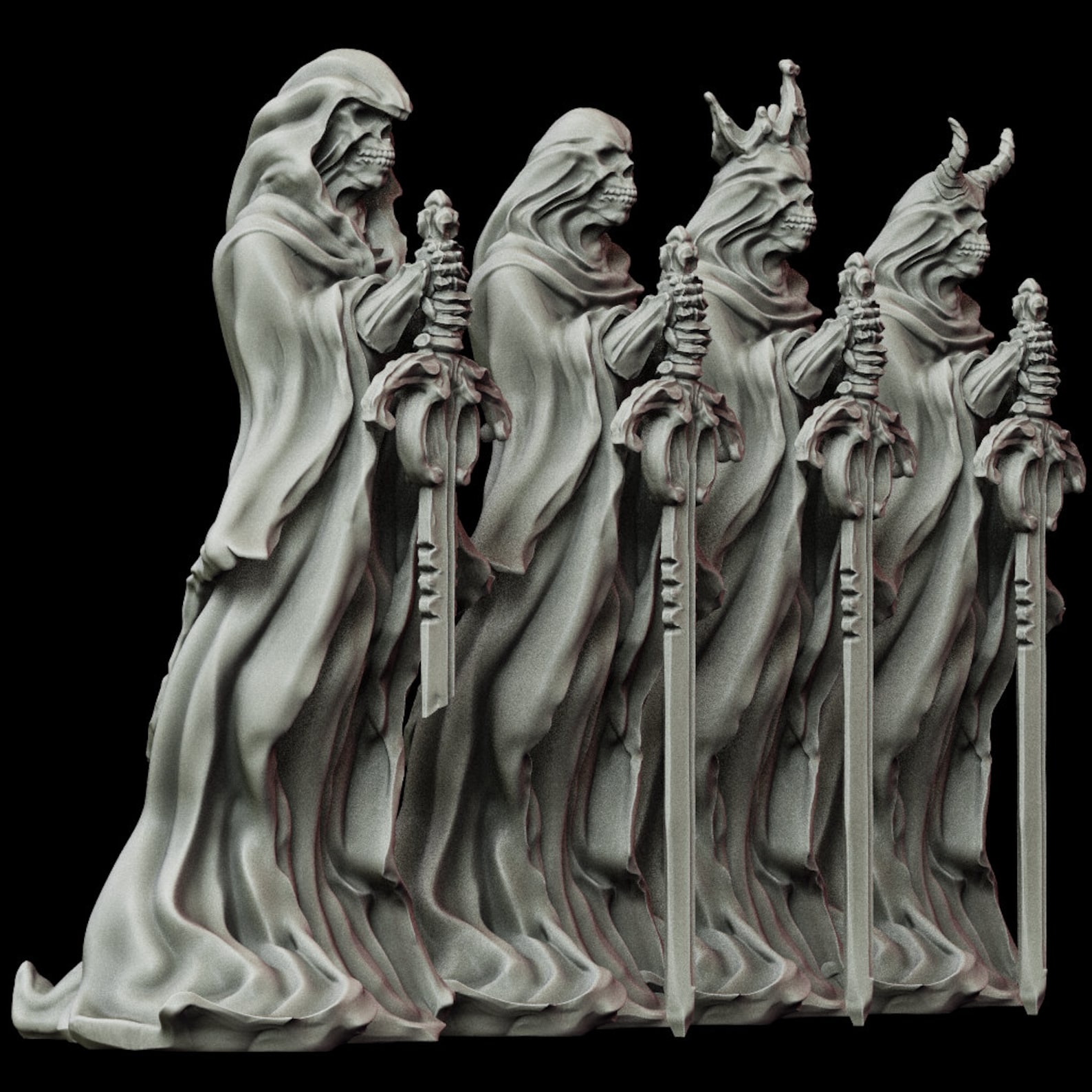 Sword Wraith Miniature for Dungeons and Dragons - Etsy