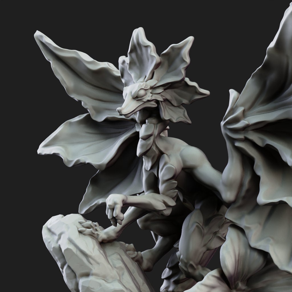 Flower Dragon Model for Dungeons and Dragons - Etsy