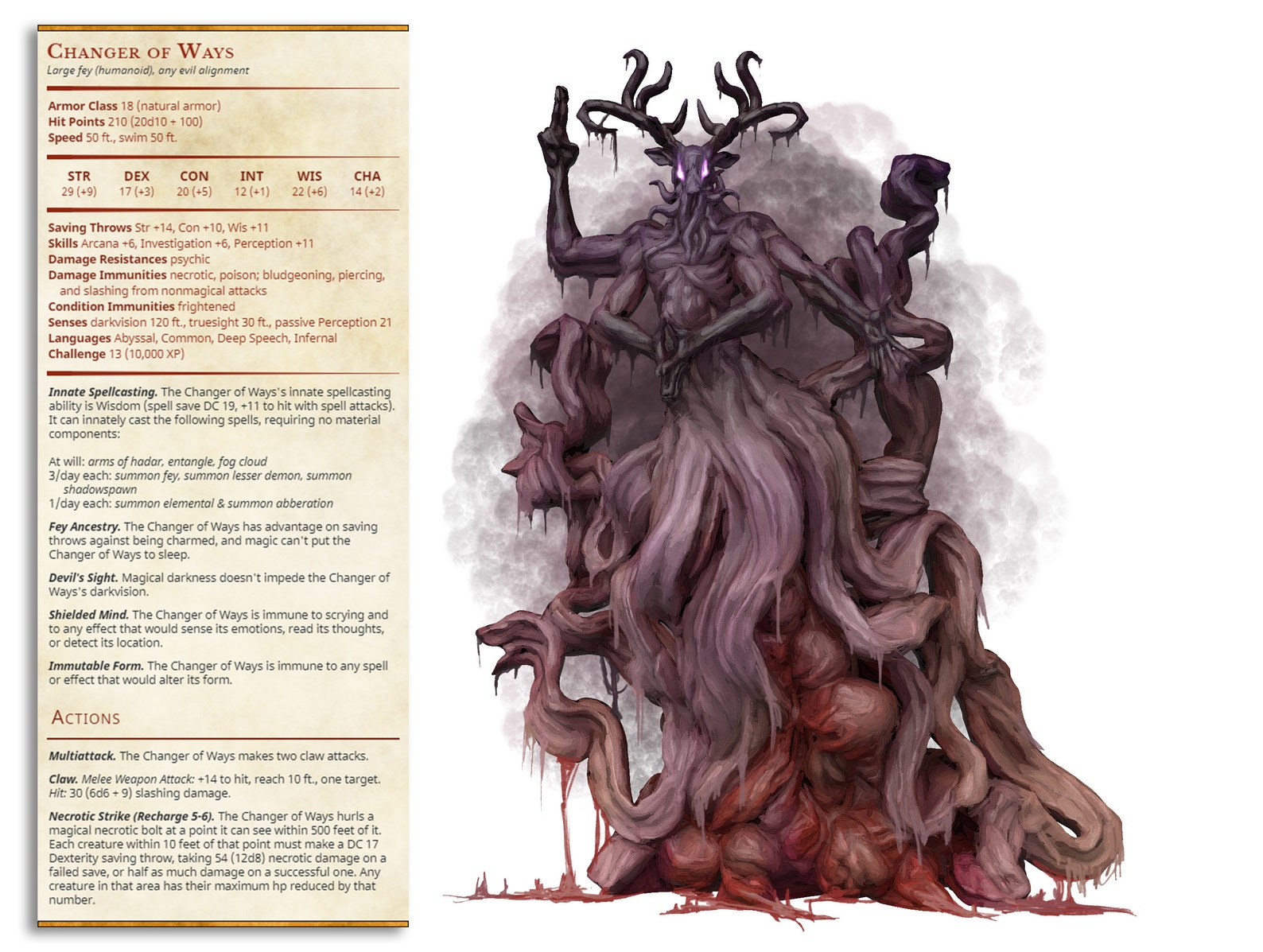 Changer of Ways Boss Model for Dungeons and Dragons - Etsy