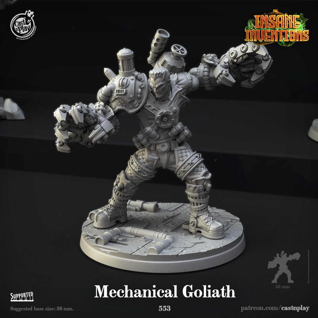 Mechanical Goliath for Dungeons and Dragons | Pathfinder - Etsy