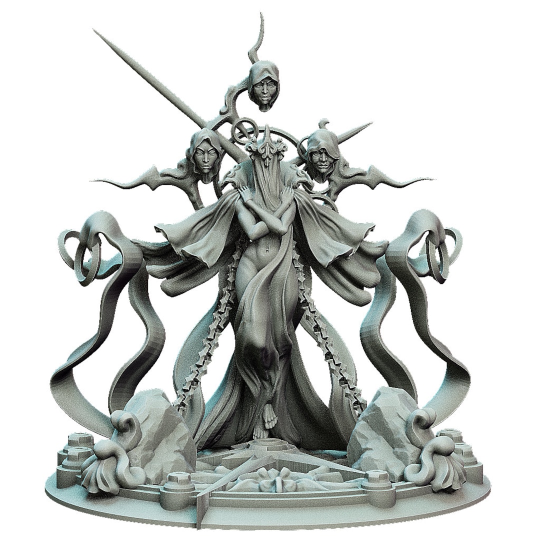 Lady of Entropy Miniature for Dungeons and Dragons - Etsy