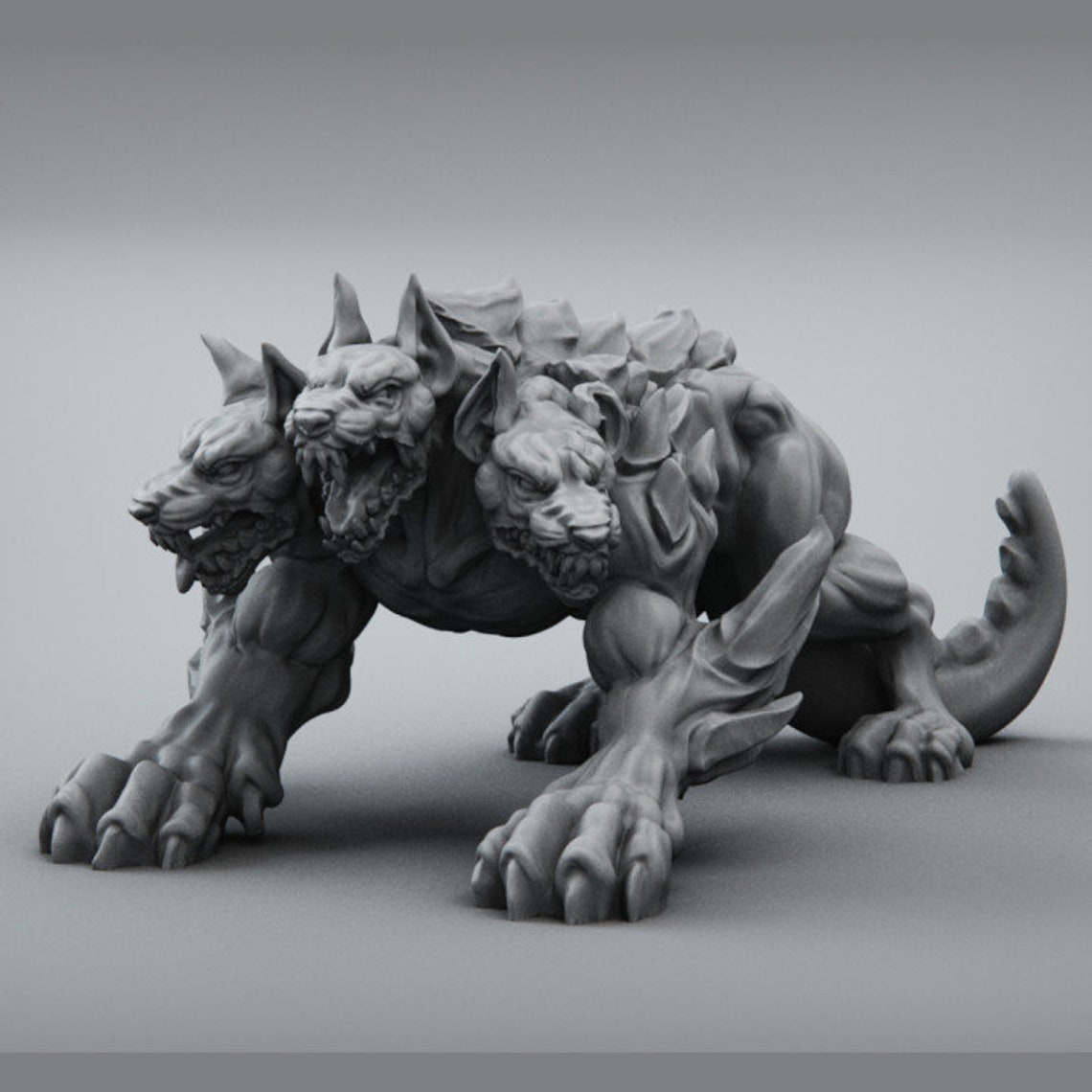 Cerberus Hellhound Miniature for Dungeons and Dragons - Etsy