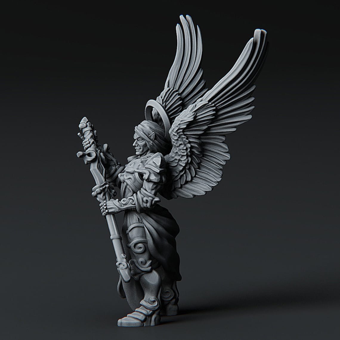 Deva Male Miniature for Dungeons and Dragons Pathfinder - Etsy