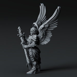 Deva Male Miniature for Dungeons and Dragons | Pathfinder - Etsy