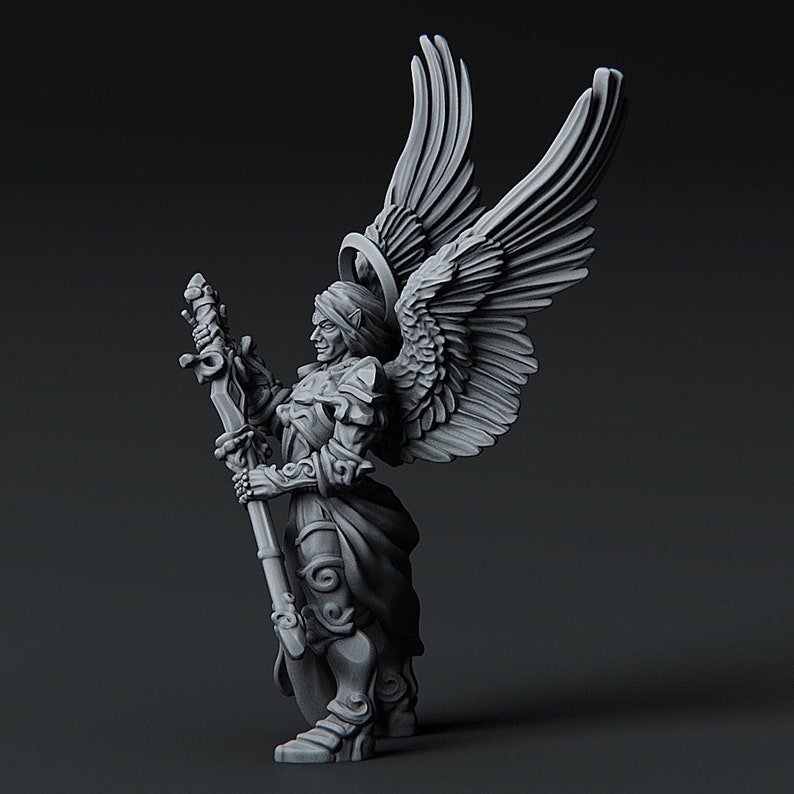 Deva Male Miniature for Dungeons and Dragons Pathfinder - Etsy