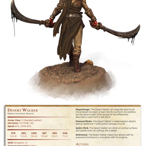 Desert Walker Model for Dungeons and Dragons - Etsy
