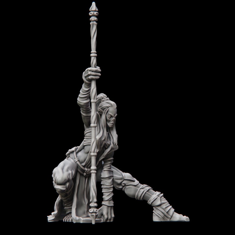 Gith Monk Miniature for Dungeons and Dragons - Etsy
