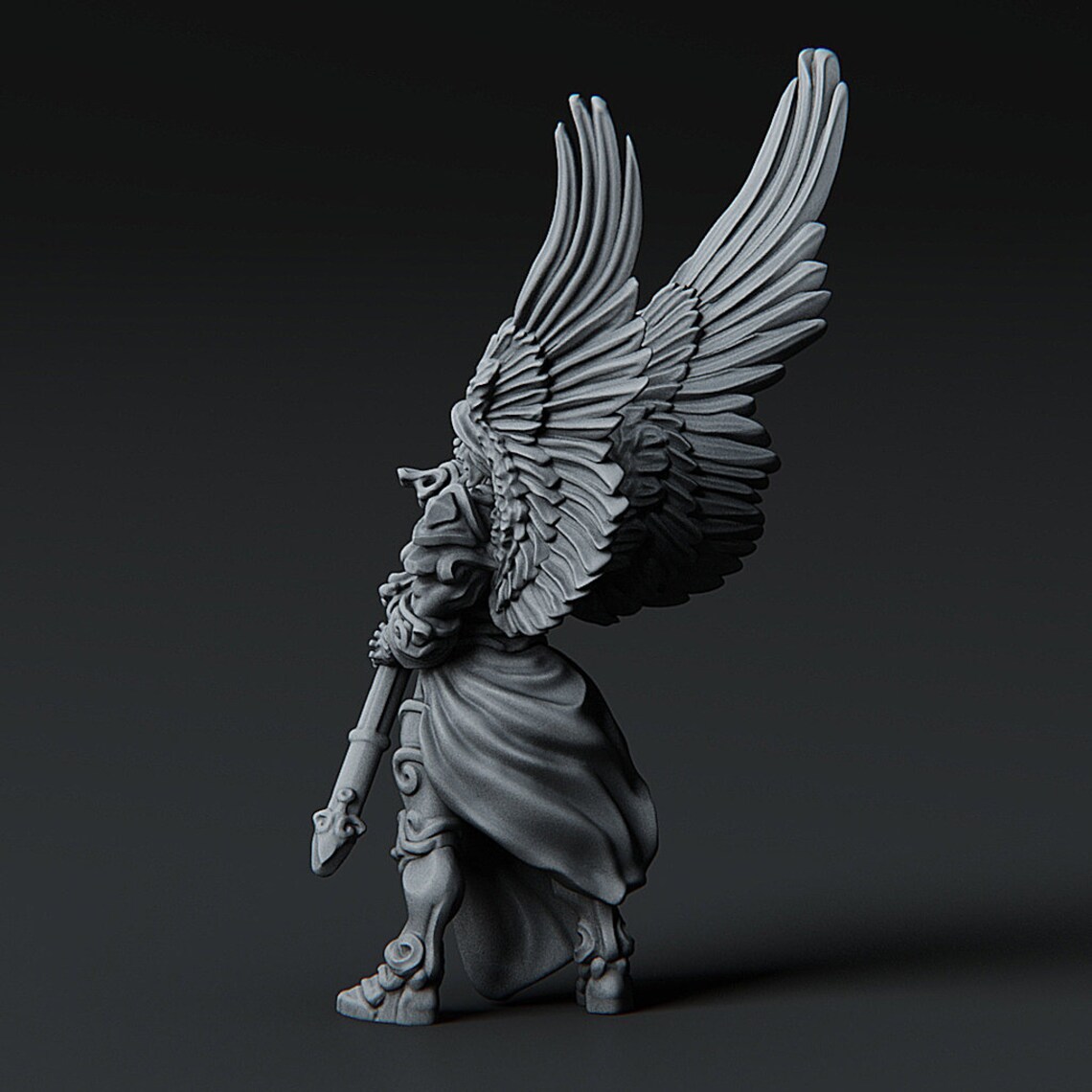 Deva Male Miniature for Dungeons and Dragons Pathfinder | Etsy