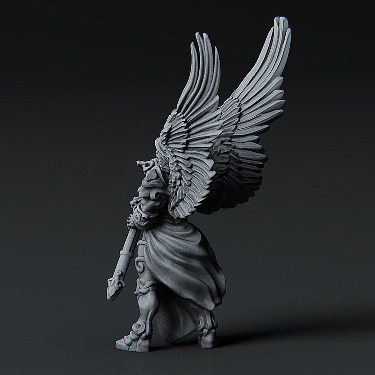 Deva Male Miniature for Dungeons and Dragons Pathfinder - Etsy