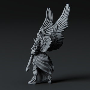 Deva Male Miniature for Dungeons and Dragons | Pathfinder - Etsy