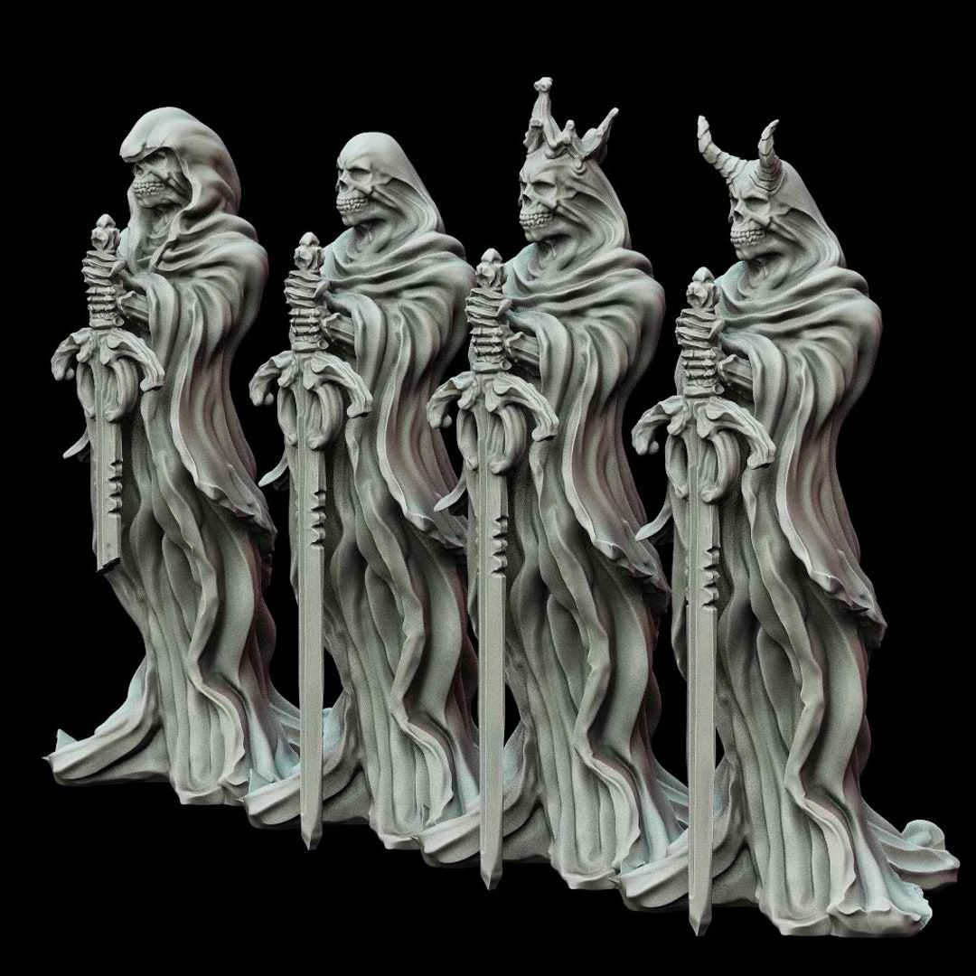 Sword Wraith Miniature for Dungeons and Dragons - Etsy