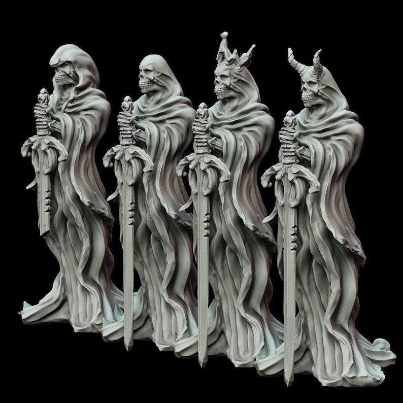 Sword Wraith Miniature for Dungeons and Dragons - Etsy