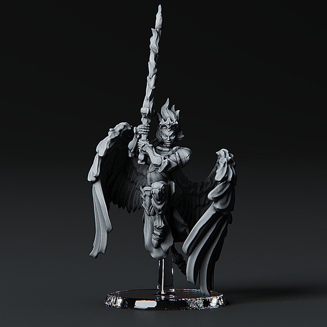 Deva Female Miniature for Dungeons and Dragons | Pathfinder - Etsy