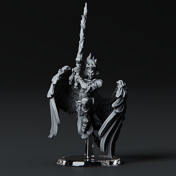 Deva Female Miniature for Dungeons and Dragons Pathfinder | Etsy