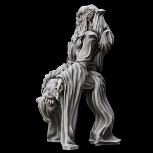 Githzerai Grand Monk Miniature for Dungeons and Dragons - Etsy
