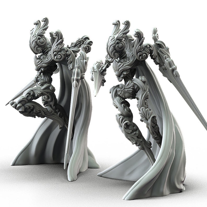 Gilded Knight Models for Dungeons and Dragons Pathfinder - Etsy