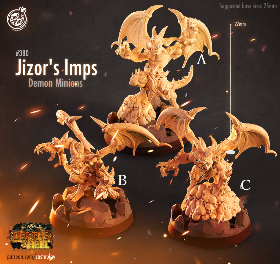 Demon Minions for Dungeons and Dragons Pathfinder - Etsy